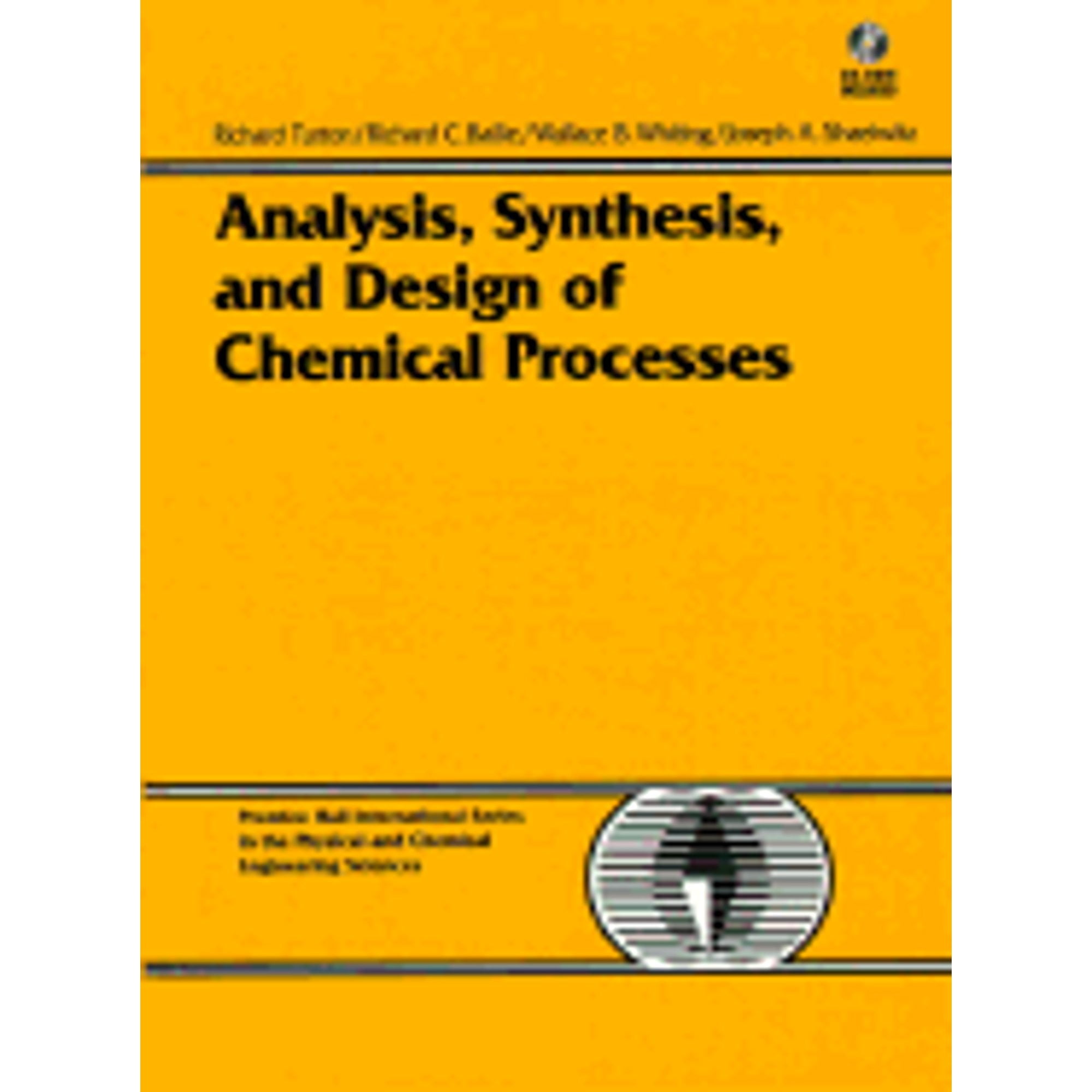 Pre-Owned Analysis, Synthesis and Design of Chemical Processes (Hardcover 9780135705650) by ...