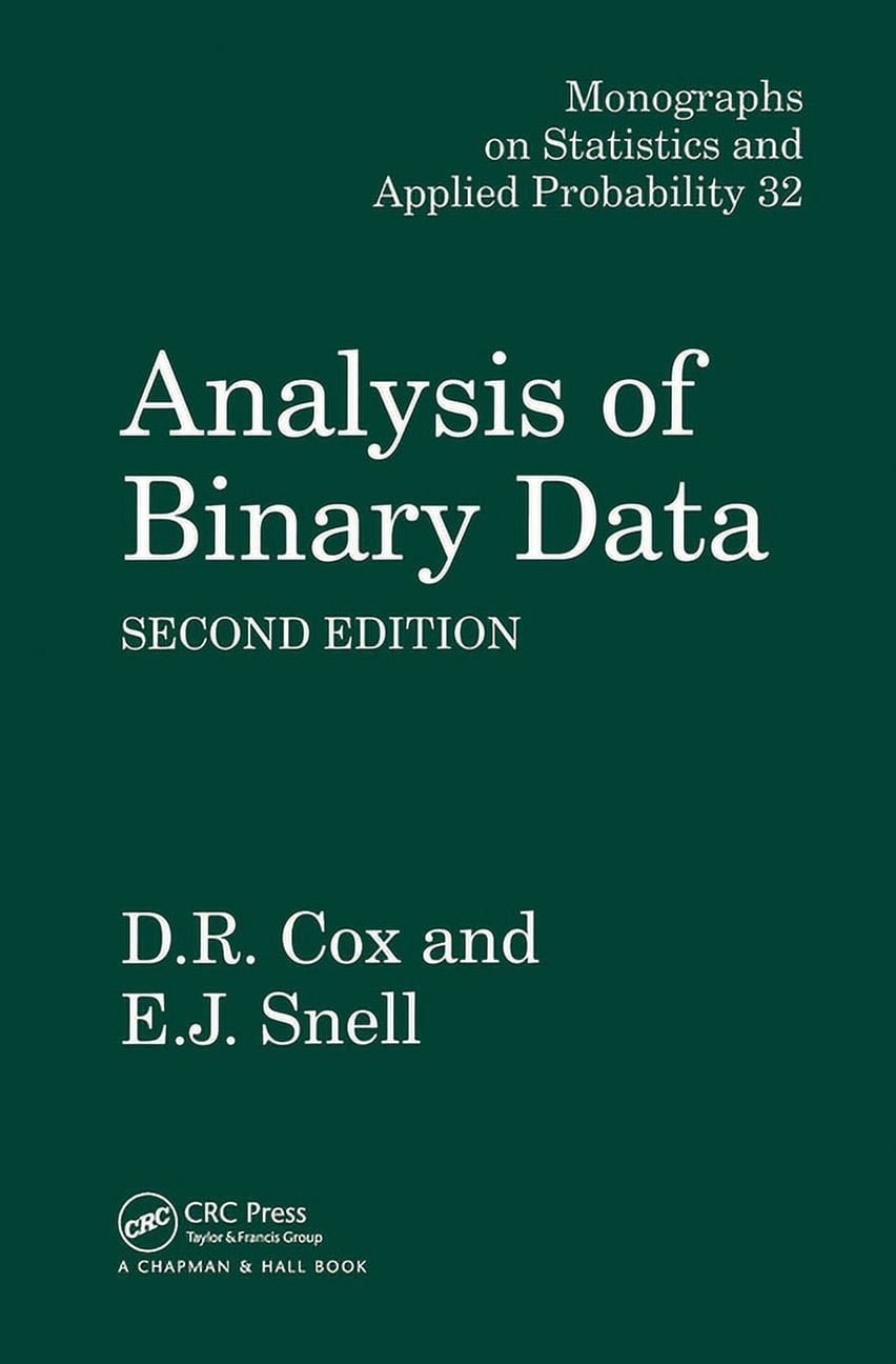 Analysis Of Binary Data Second Edition