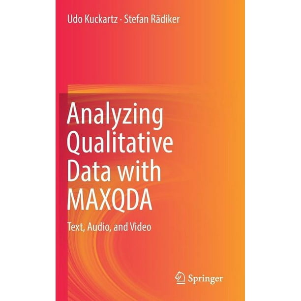 Analyzing Qualitative Data with Maxqda: Text, Audio, and Video (Hardcover) - Walmart Business ...