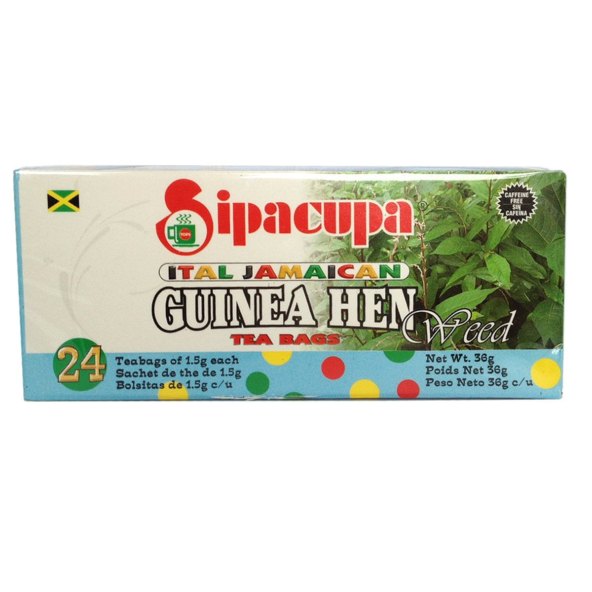 Anamu Tea (Jamaican Guinea Hen Weed 100%) Roots and Leaves (3 Pack ...