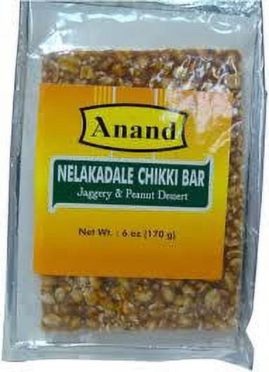 Anand Nelakadle Chikki Bar Peanut Candy Bar - 200 Gm (7 Oz) - Walmart.com