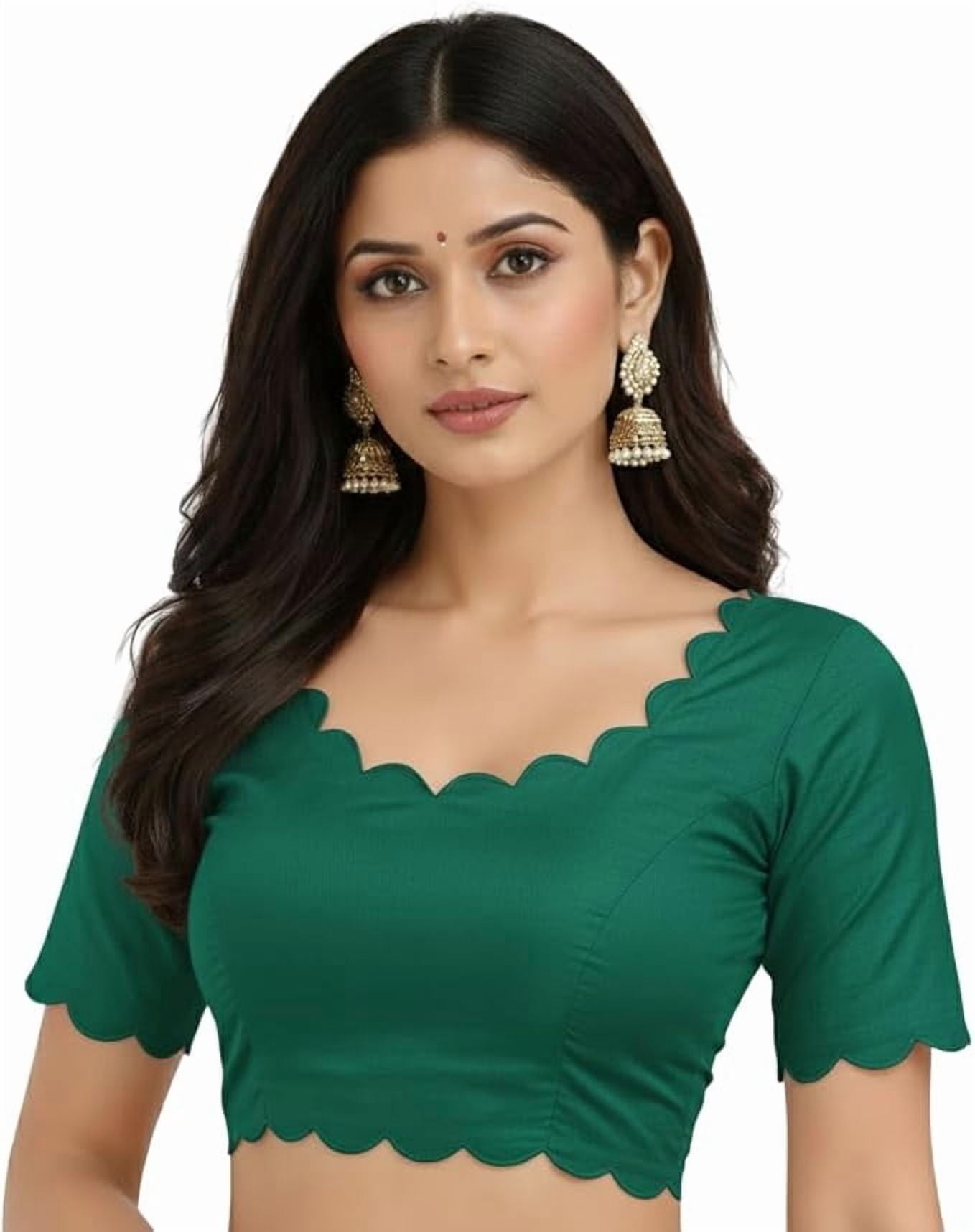 Ananya Fashion and Crafts Hub Women’s Black Dupion Silk Saree Blouse ...