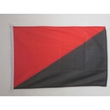 Anarcho Syndicalism Movement Flag 2' x 3' External use rings - Walmart.com