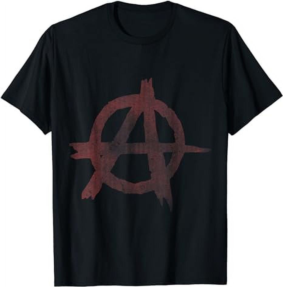 Anarchy Anarchist Symbol T-Shirt - Walmart.com