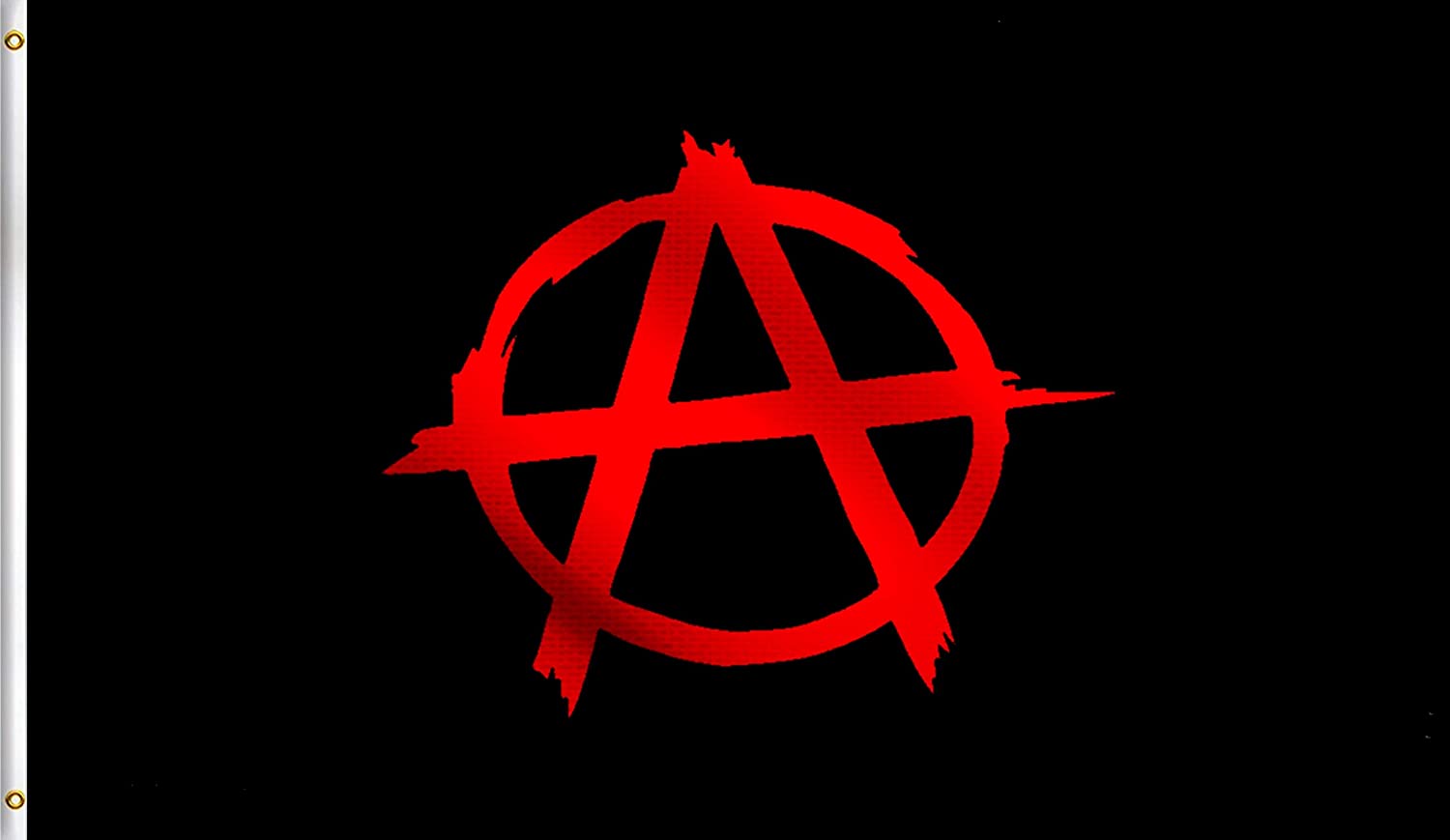 Anarchy Anarchists Punk Flag, 3Ply Polyester Heavy Duty Double Sided ...