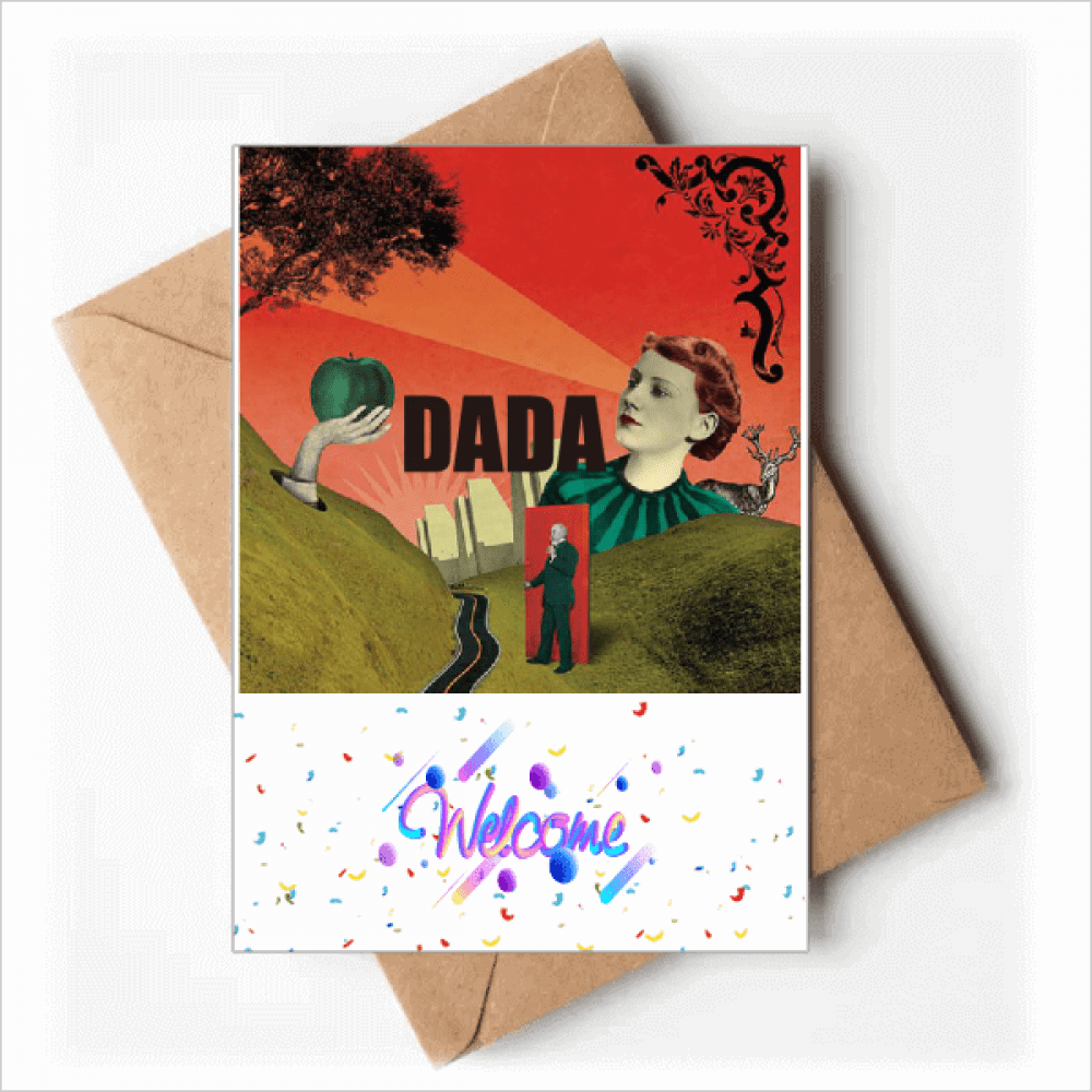 Anarchy Antiwar Dada Art Art Deco Fashion Welcome Back Greeting Cards ...