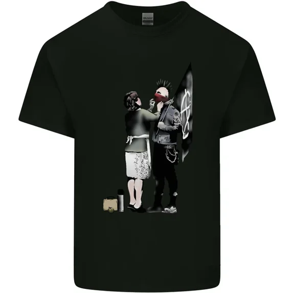 Anarchy Banksy Punk Mum Mens Womens S-5XL T-Shirt - Walmart.com