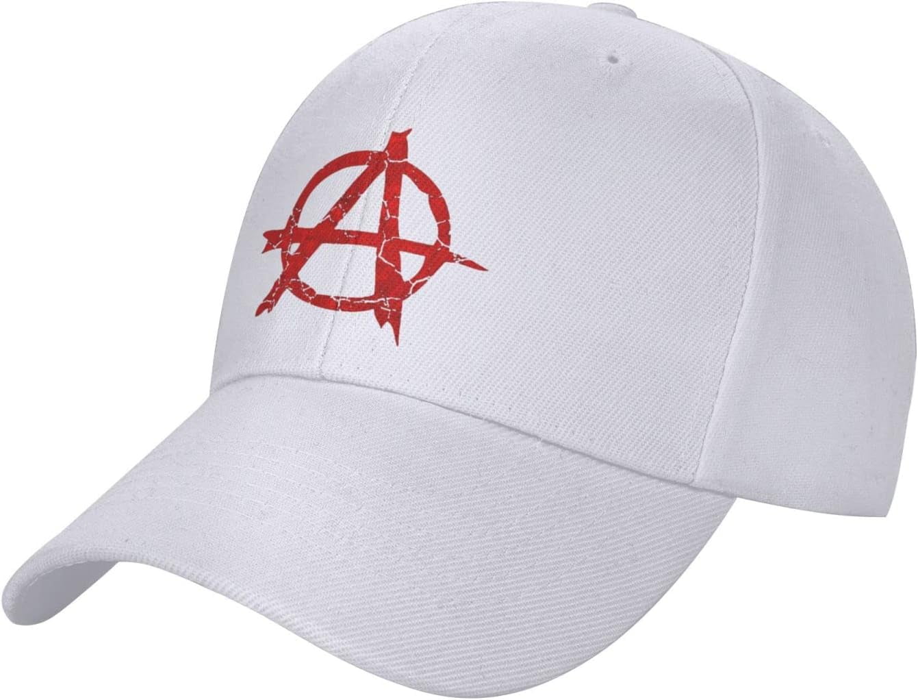 Anarchy Distressed Symbol Baseball Cap Men - Classic Dad Hat Adjustable ...