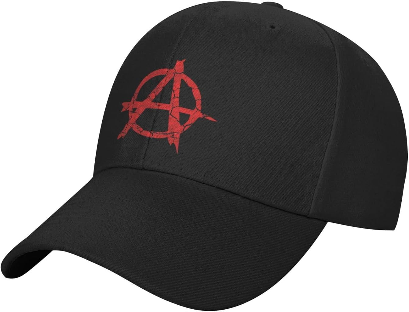 Anarchy Distressed Symbol Baseball Cap Men Women - Classic Dad Hat ...