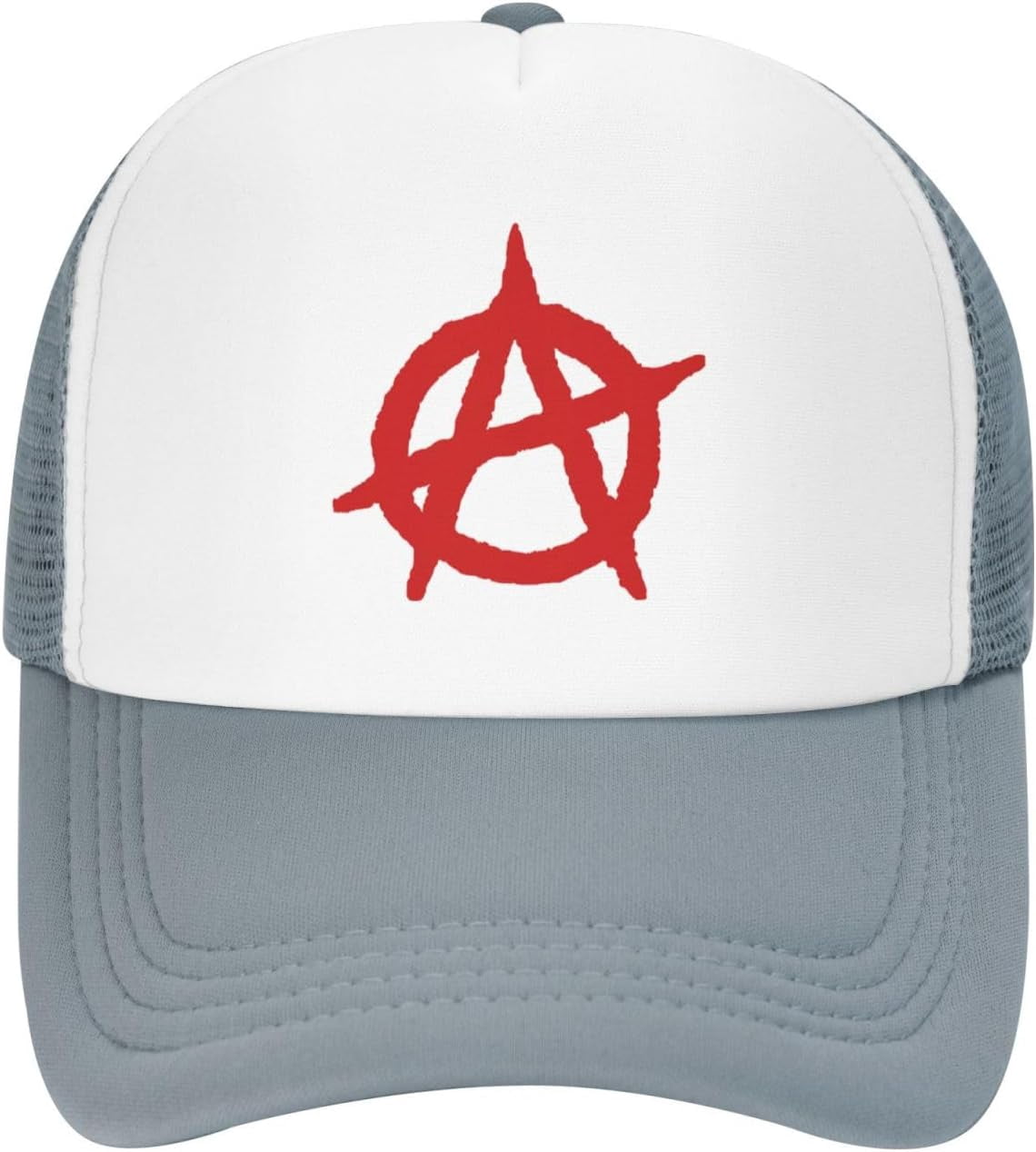 Anarchy Distressed Symbol Unisex Trucker Hat – Mesh Baseball Cap Dad ...