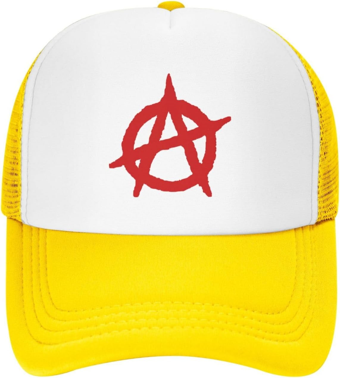 Anarchy Distressed Symbol Unisex Trucker Hat – Mesh Baseball Cap Dad ...