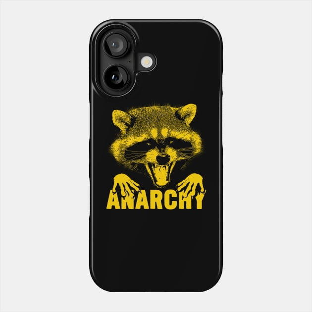 Anarchy Raccoon with a Knife Phone Case for Apple iPhone 11-17 Series ...