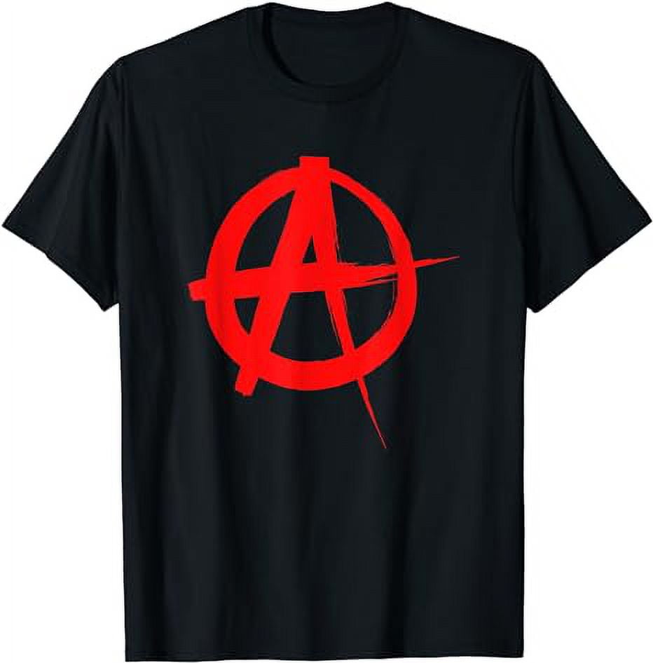 Anarchy Symbol T-Shirt Cool Graffiti Anarchist Sign Top Tee - Walmart.com