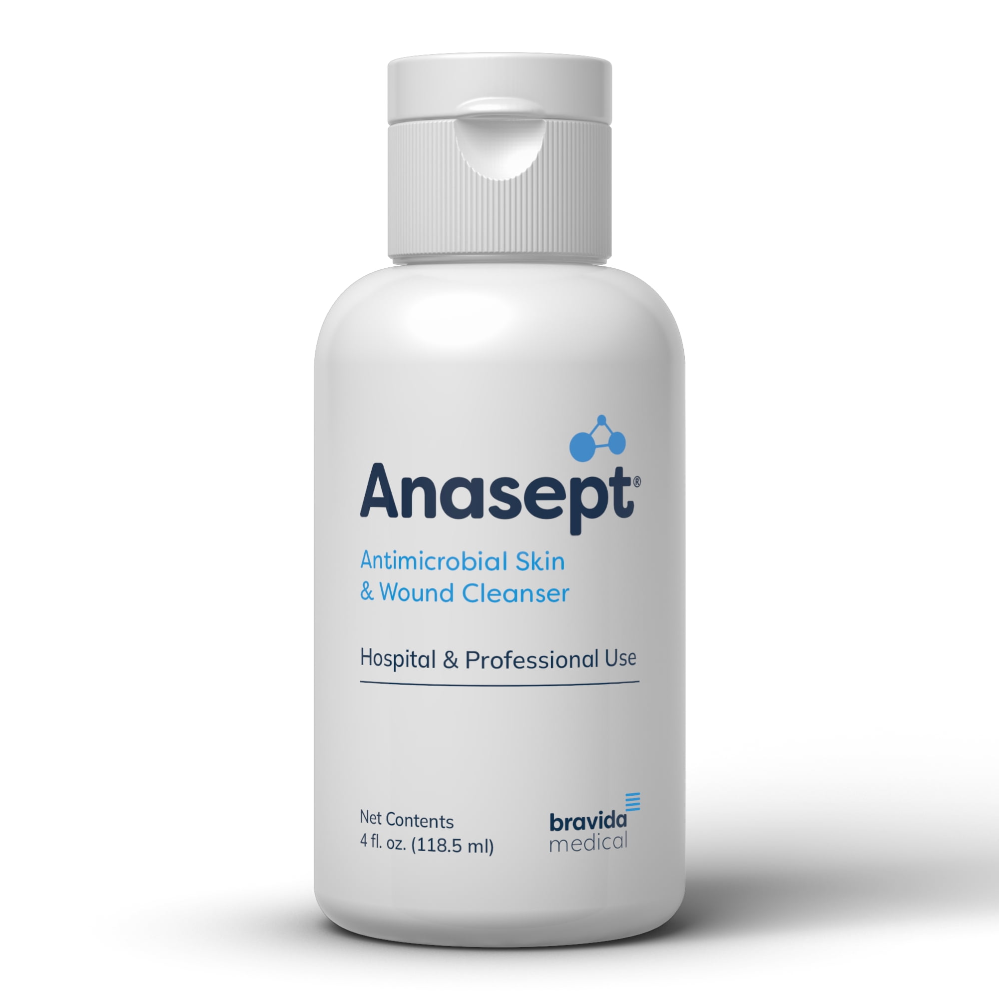Anasept Antimicrobial Skin and Wound Cleanser, 4 oz Bottle with ...