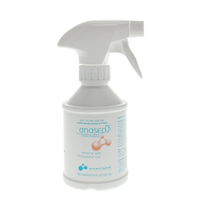 Anasept-Antimicrobial Skin and Wound Cleanser, 8 oz. Bottle with ...