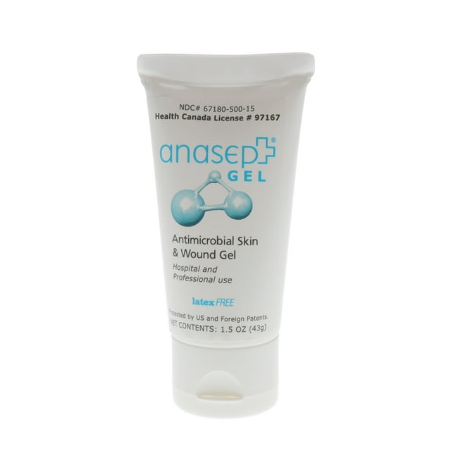 Anasept-Antimicrobial Skin and Wound Gel, 1.5 oz Tube HSA/FSA Eligible ...