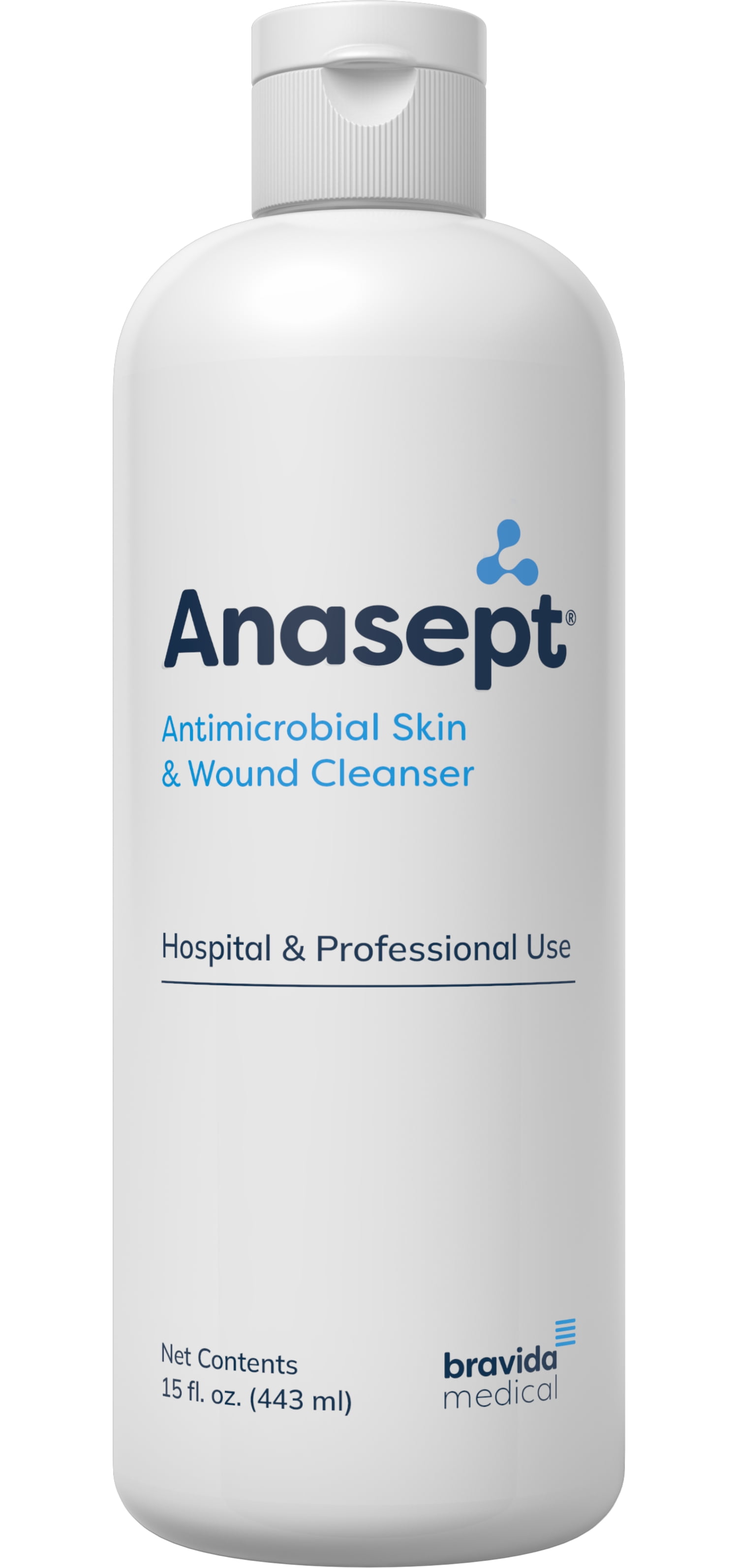 Anasept-Skin and Wound Cleanser, 15 oz Bottle with Dispensing Cap HSA ...