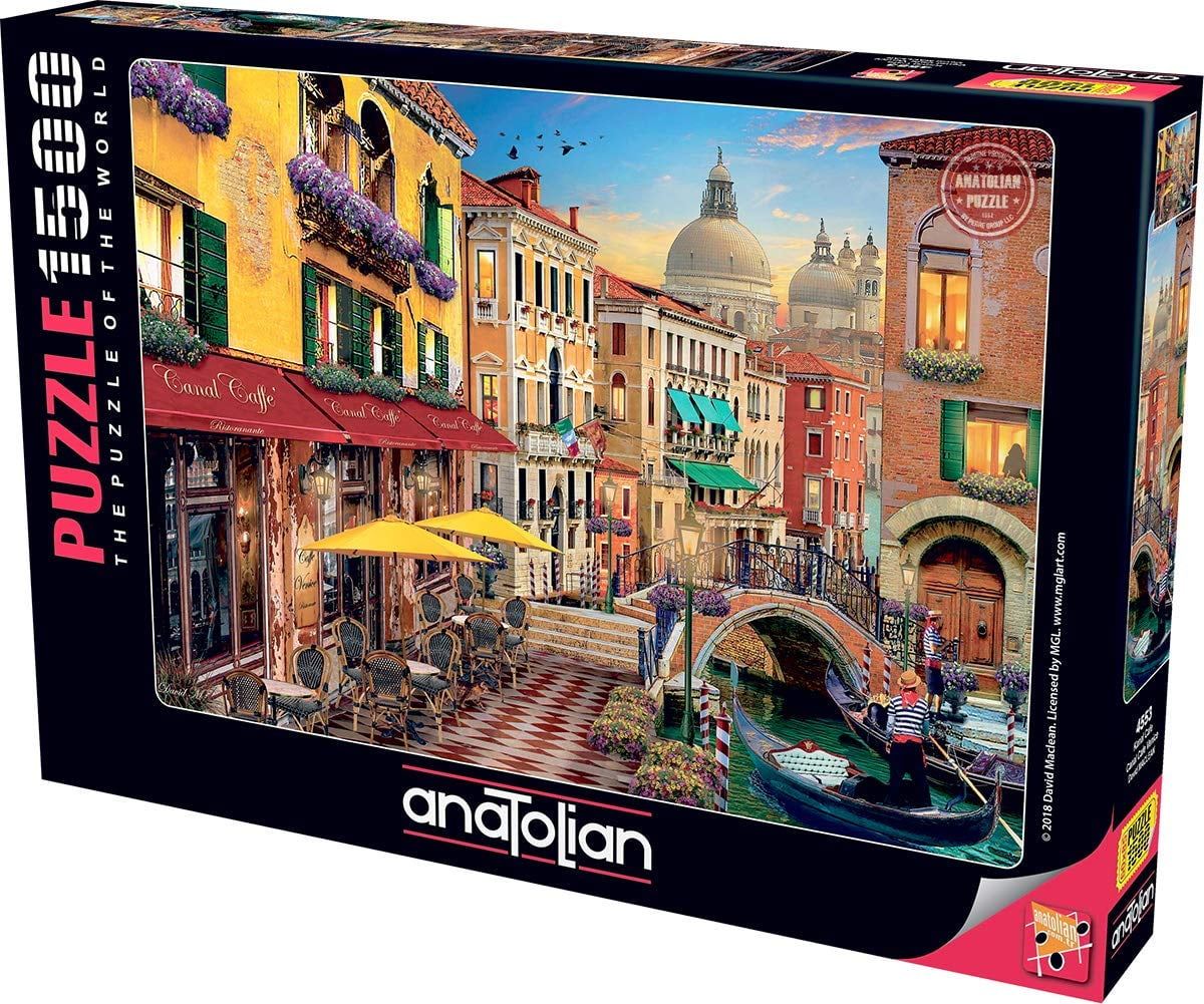 Anatolian Puzzle - Canal Cafe Venice, 1500 Piece Jigsaw Puzzle, Code ...