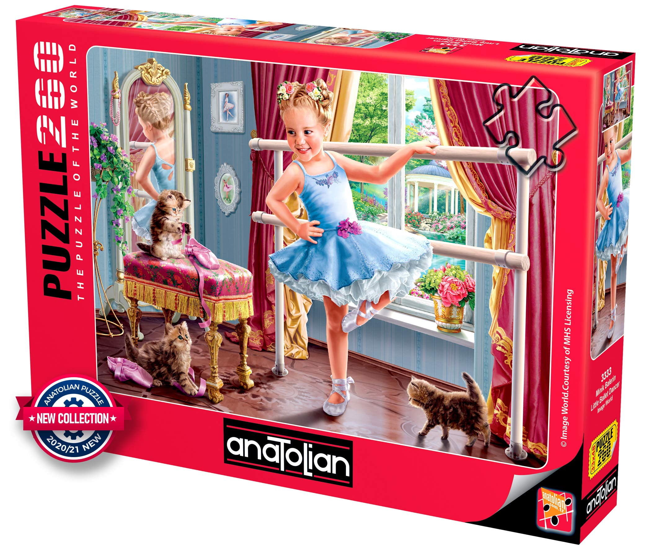 Anatolian Puzzle - Little Ballet Dancer - 260 Piece Jigsaw Puzzle #3333 ...