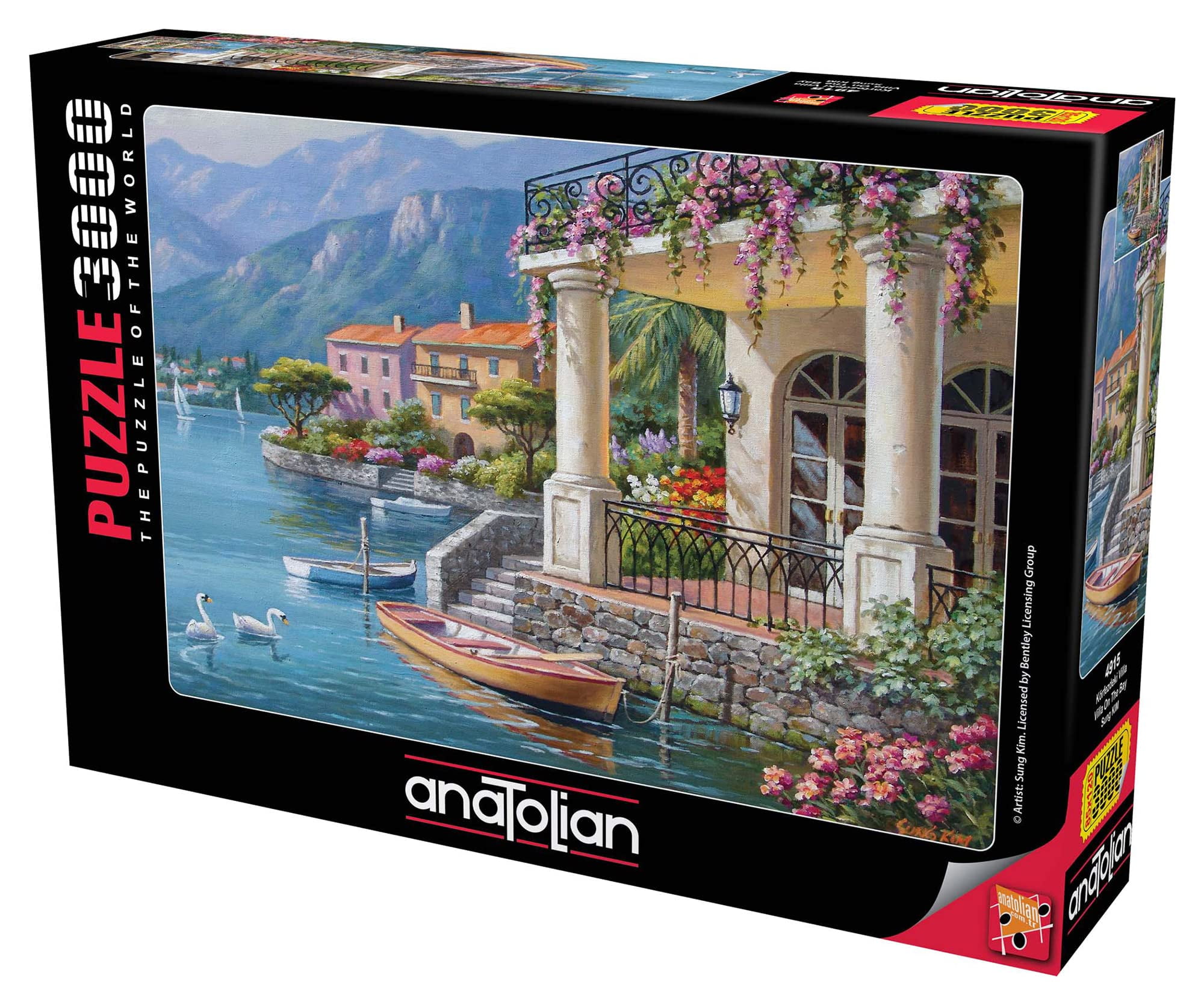 Anatolian Puzzle - Villa On The Bay, 3000 Piece Jigsaw Puzzle, #4915 ...