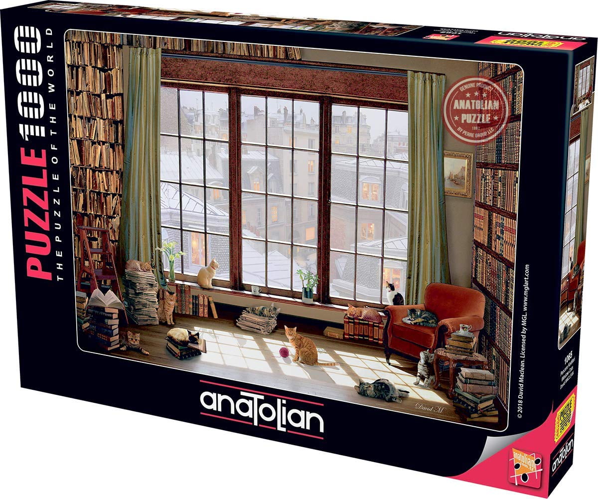Anatolian Puzzle - Window Cats, 1000 Piece Jigsaw Puzzle, #1065 ...