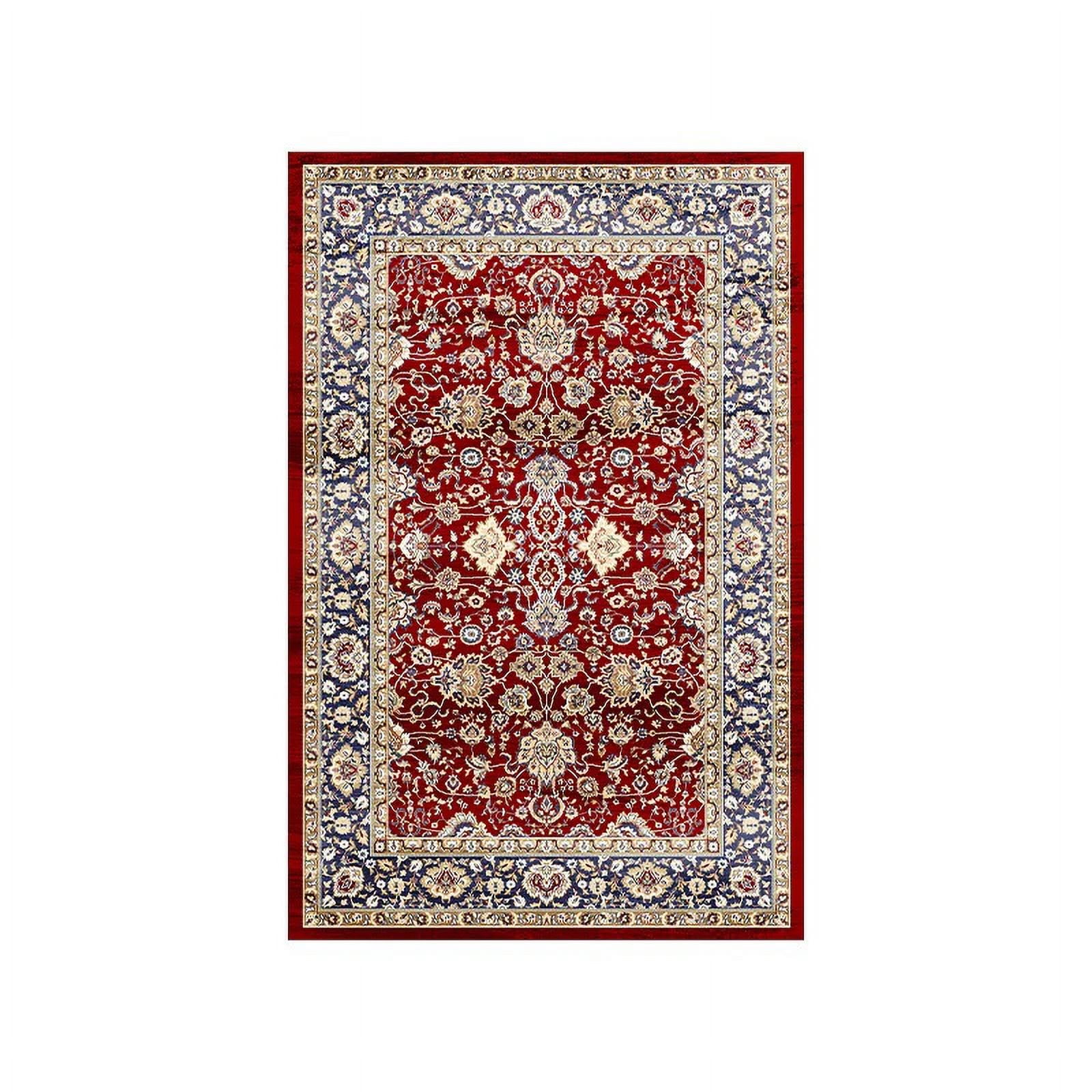 Anatolian Red Area Rug Ethnic Print Turkish Kilim Vintage Carpet ...