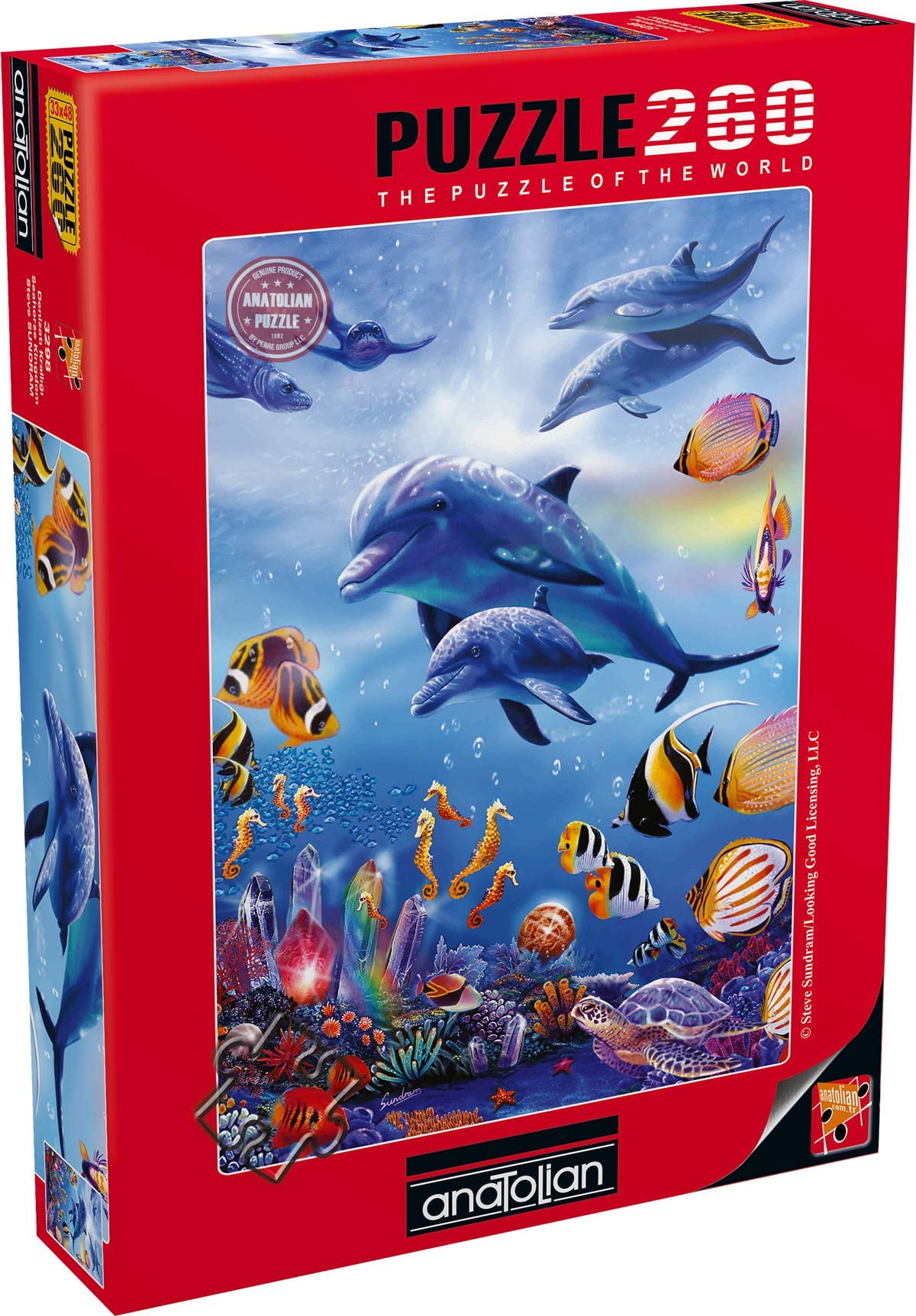 Perre Group Seahorse Kingdom Jigsaw Puzzle (260-Piece),Multicolor,3298 ...