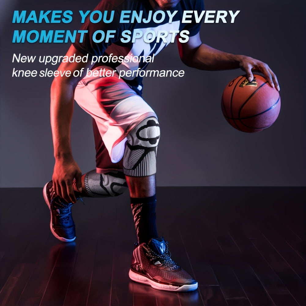 Anatomical Contoured Knee Brace - Patellar Gel Pad + Spring-Loaded ...