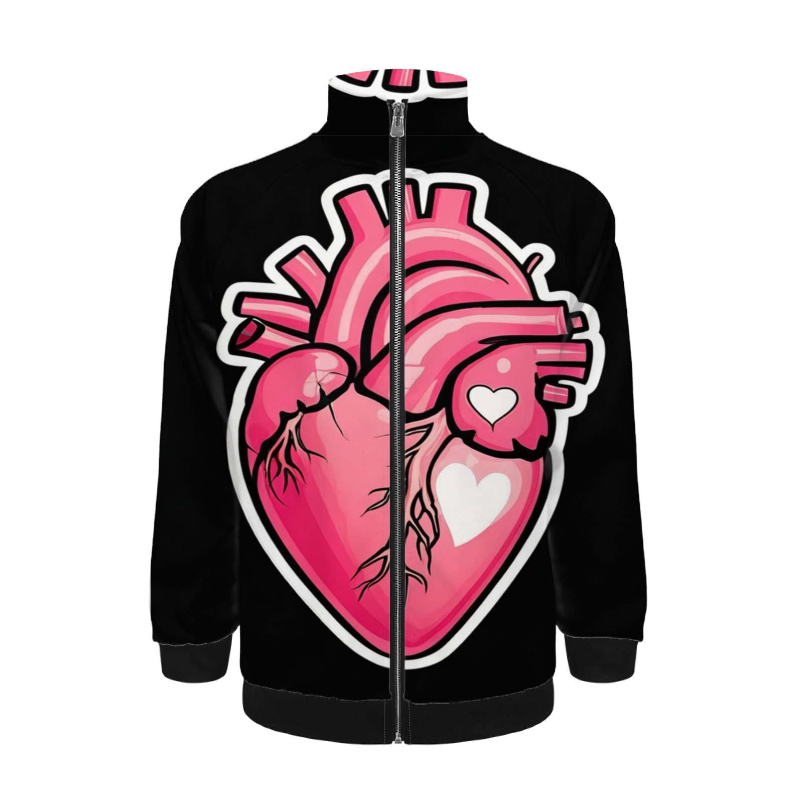 Anatomical Heart Art Jacket Men's Street Cool Long Sleeves Coat ...