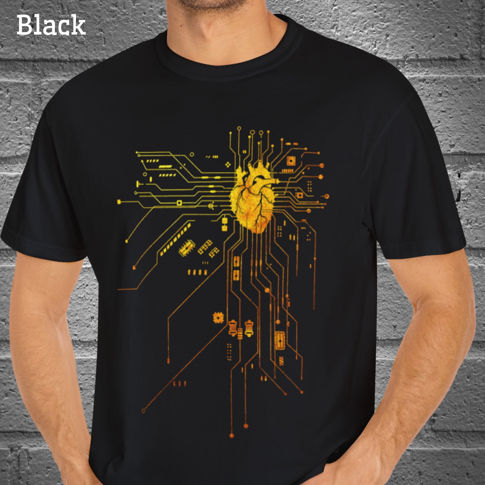 Anatomical Heart CPU Processor PCB Board Computer Programmer Unisex T-Shirt - Walmart.com