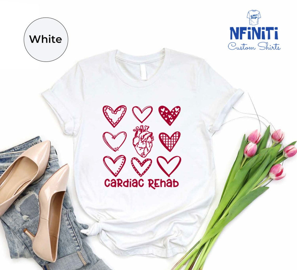 Anatomical Heart Cardiac Rehab Shirt: Cardiology Nurse Tee All Size S ...