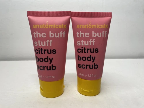 Anatomicals The Buff Stuff Citrus Body Scrub â€¢ 1.6 Fl Oz â€¢ Set Of 2 ...
