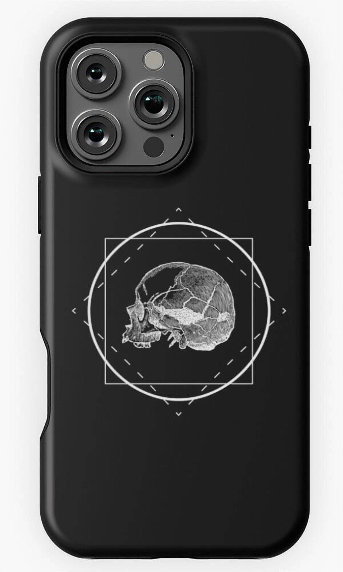 Anatomy 101 Cranial White Science Diagram Phone Case iPhone Case 17 16 15 14 13 12 11 Pro Max ...