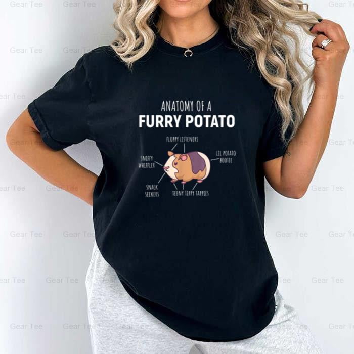 Anatomy, Furry Potato, Funny, Guinea Pig, Cavy, Lover, Pet Owner ...