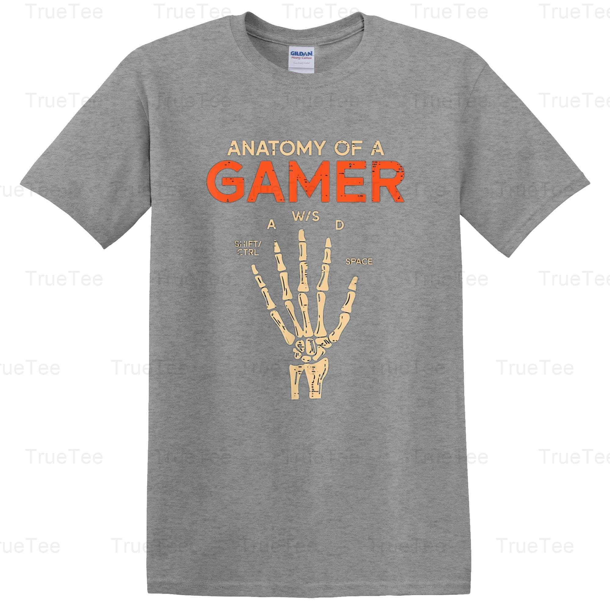 Anatomy, Gamer, Skeleton, Hand, Funny, Gift, Video Games, Player, Humor ...