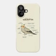 Anatomy Of A Cockatiel Funny Bird Diagram Case for Apple iPhone 11 to ...