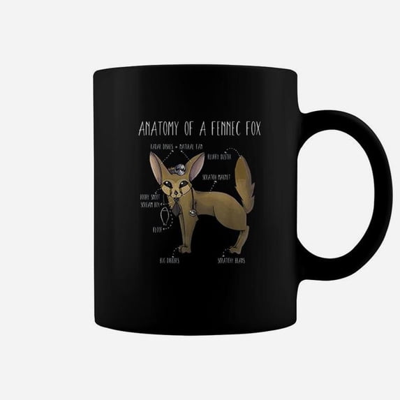 Anatomy Of A Fennec Fox Funny Cute Gift Animal Humor Coffee - Walmart.com