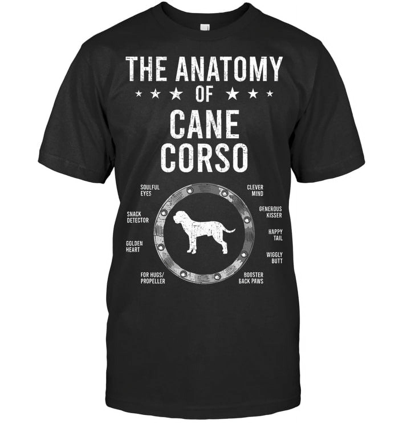 Anatomy Of Cane Corso Dog Lover Cane Corso T Shirt - Walmart.com