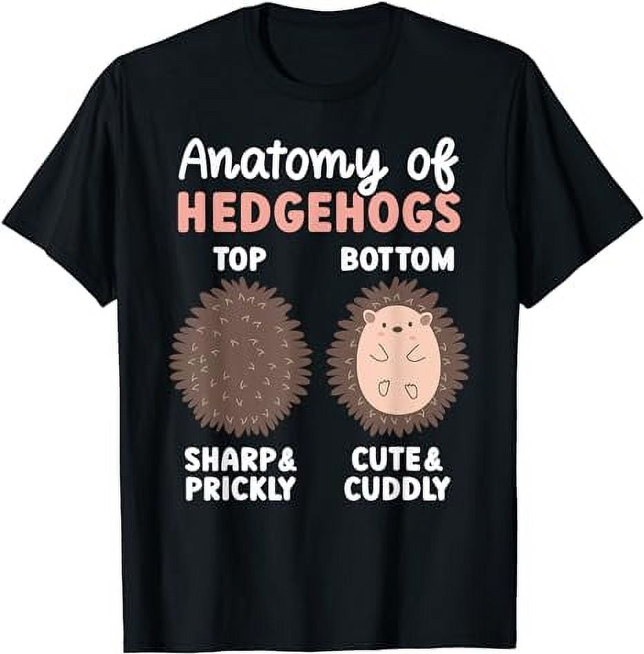 Anatomy Of Hedgehogs Hedgehog Lover T-Shirt - Walmart.com