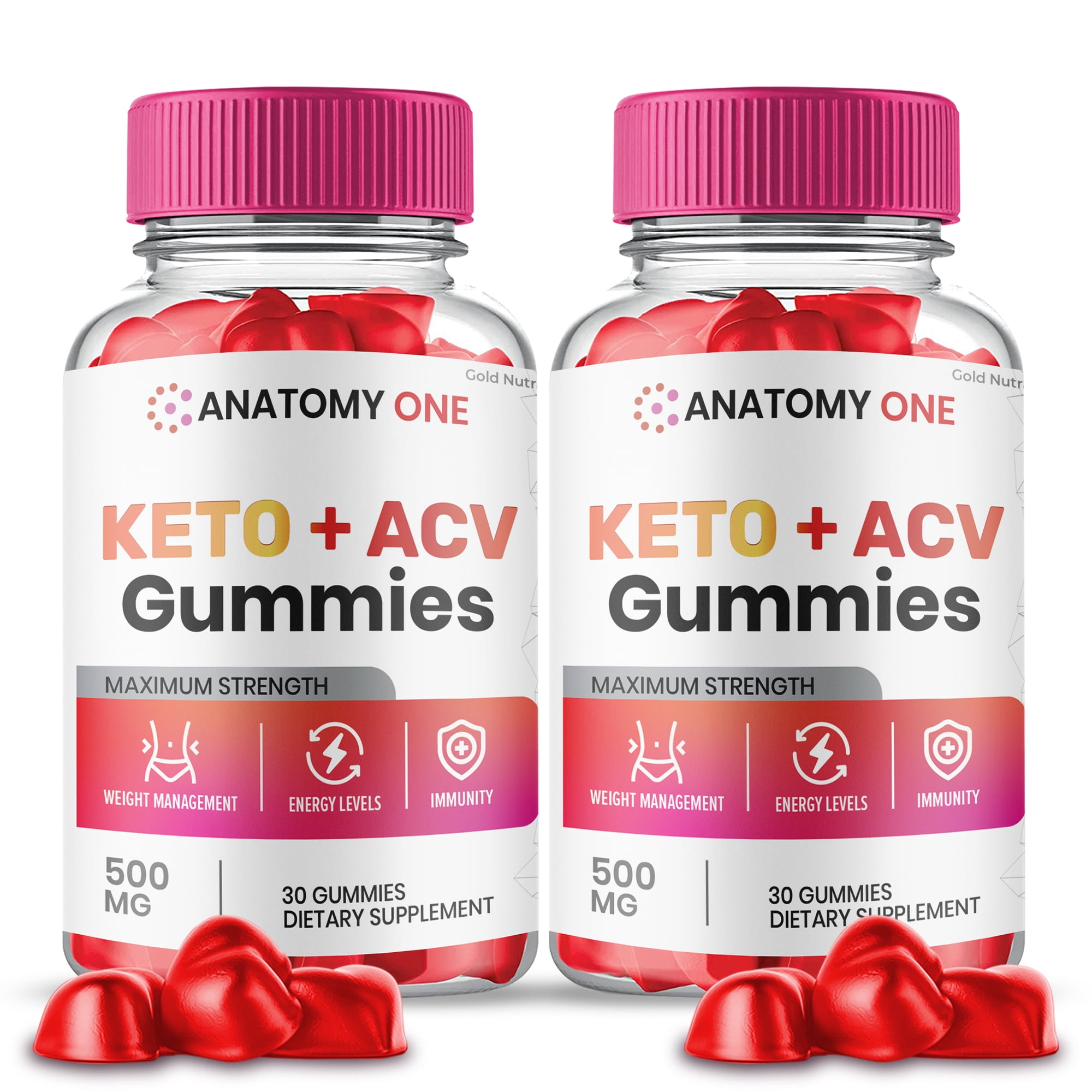 Anatomy One Keto & ACV Gummies - Advanced Weight Loss Formula, Dietary ...