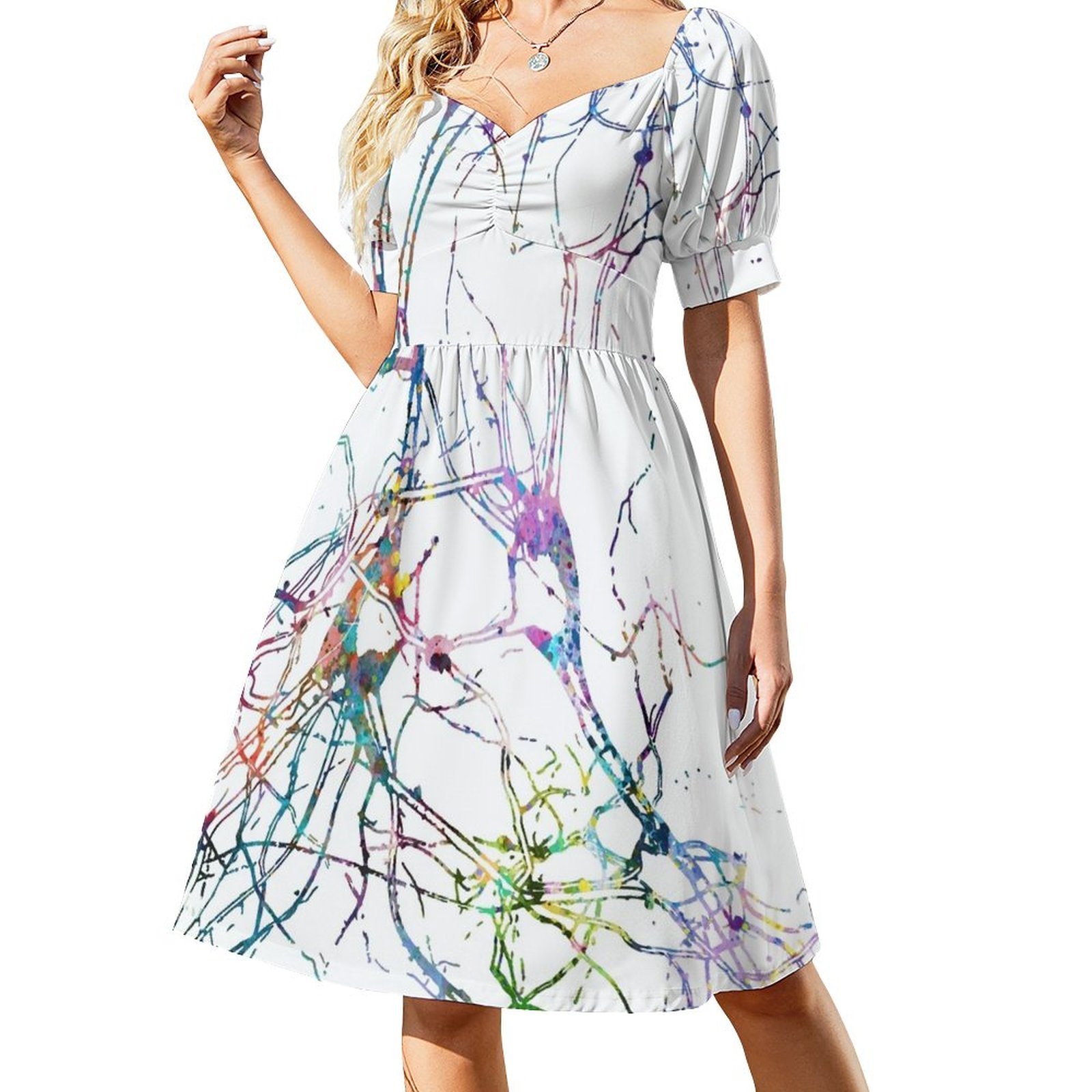 Anatomy and Biology of Human Cells Sleeveless Dress summer dress korean ...