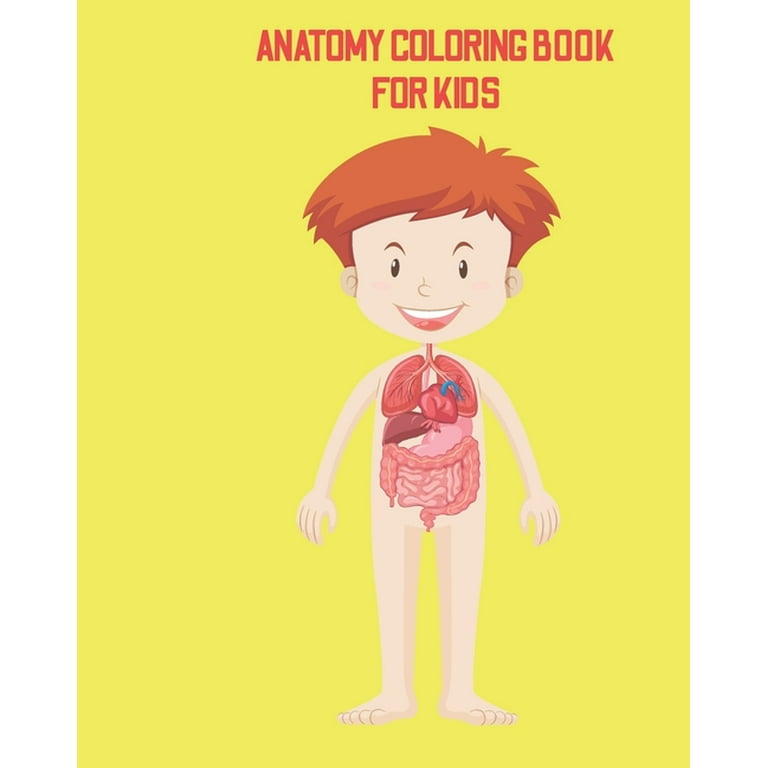 simple anatomy coloring pages