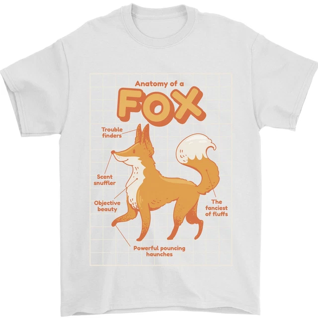 Anatomy of a Fox Funny Foxes T-Shirt - Walmart.com