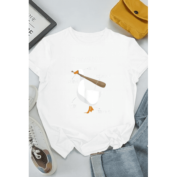 Anatomy of a Goose Funny Bird Meme Graphic Design up to Size 5XL Unisex ...