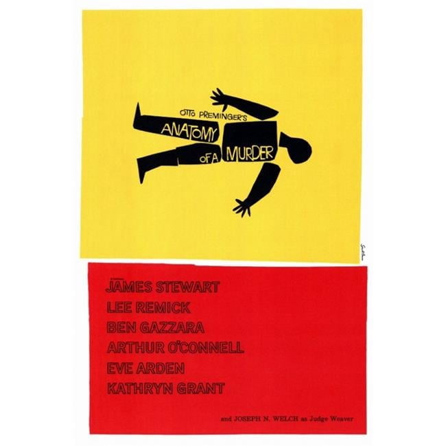 Anatomy of a Murder Movie Poster Print (27 x 40) - Walmart.com