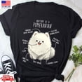 Anatomy of a Pomeranian Cute Pom Dog Breed Diagram T-Shirt - Walmart.com