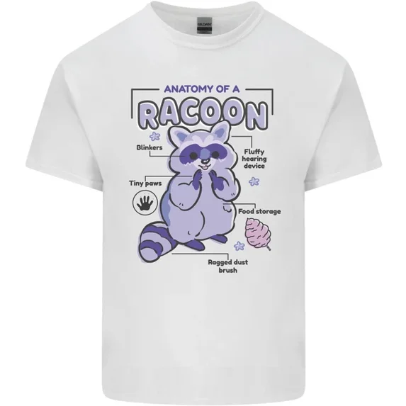 Anatomy of a Racoon Funny T-Shirt - Walmart.com