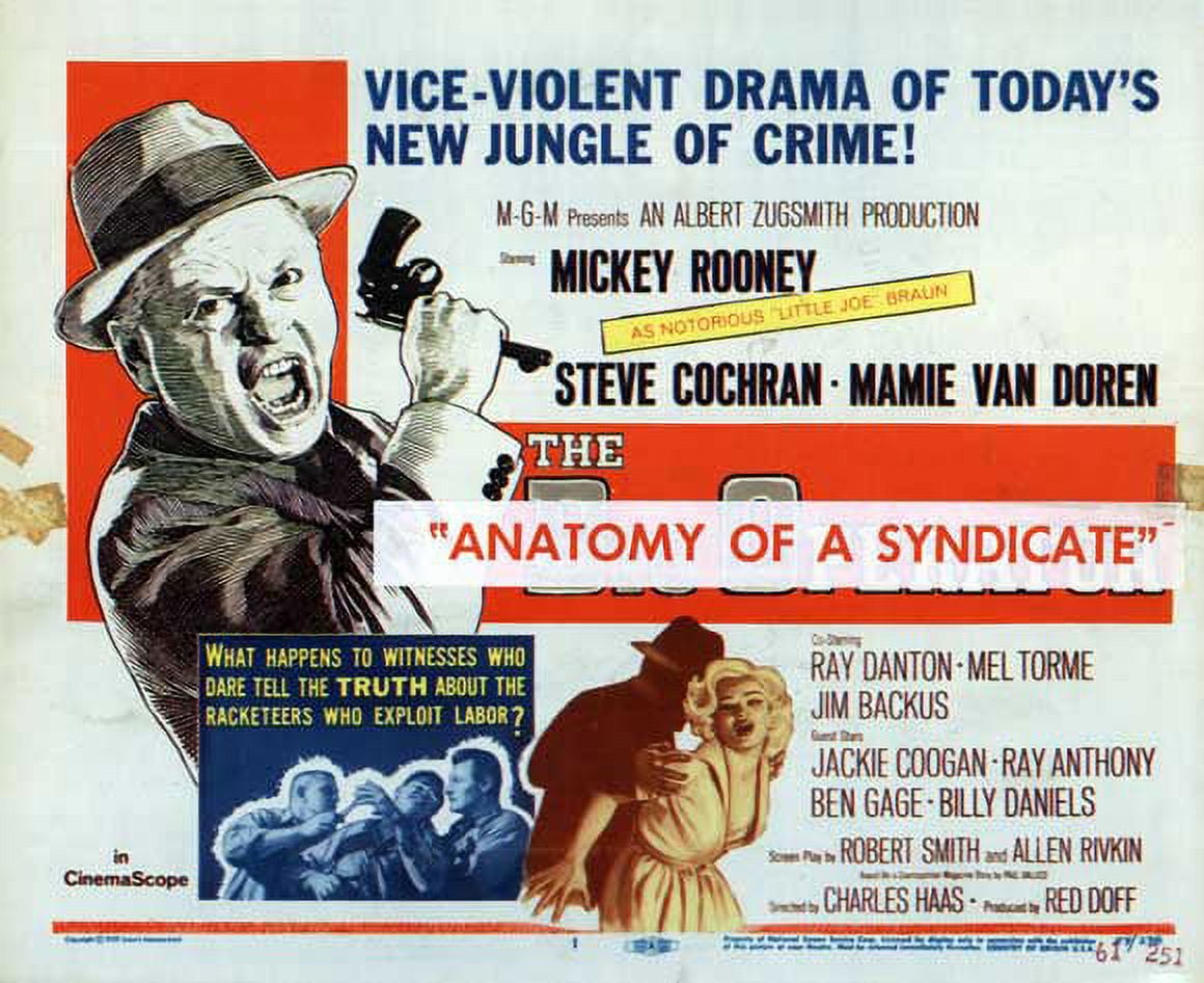 Anatomy of the Syndicate - movie POSTER (Style B) (11" x 14") (1961 ...