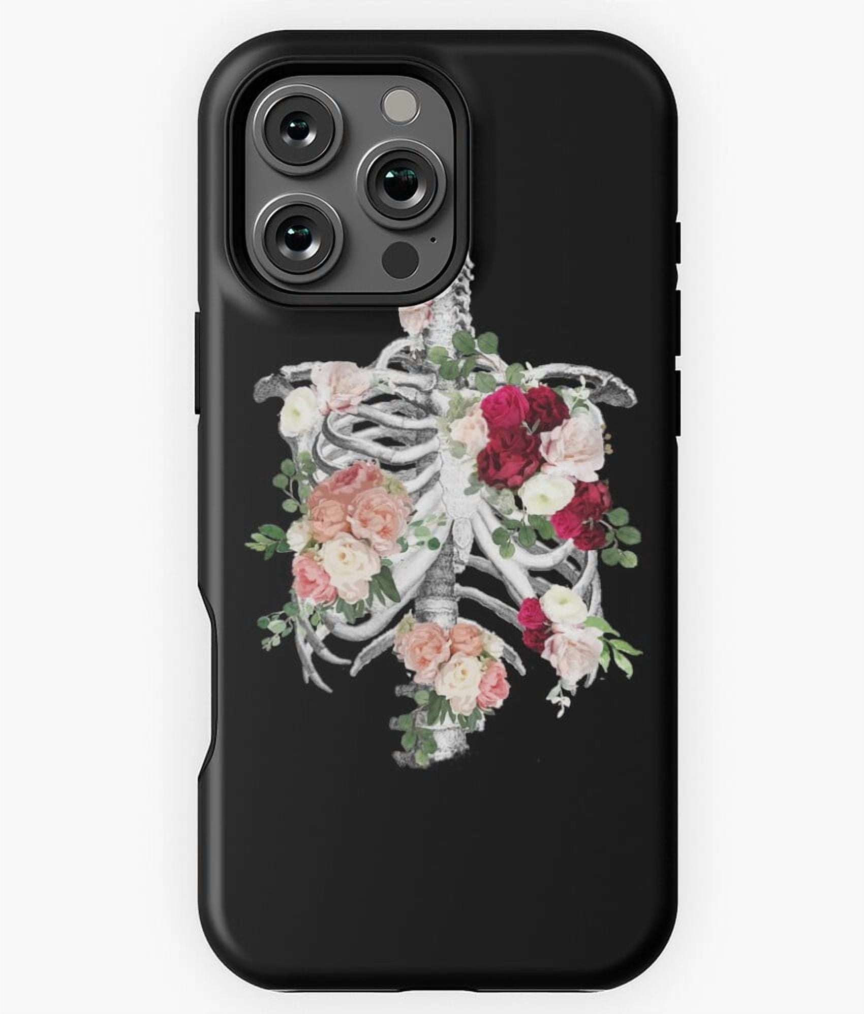 Anatomy ribcage rib cage roses bloom spring M11979 Phone case for ...