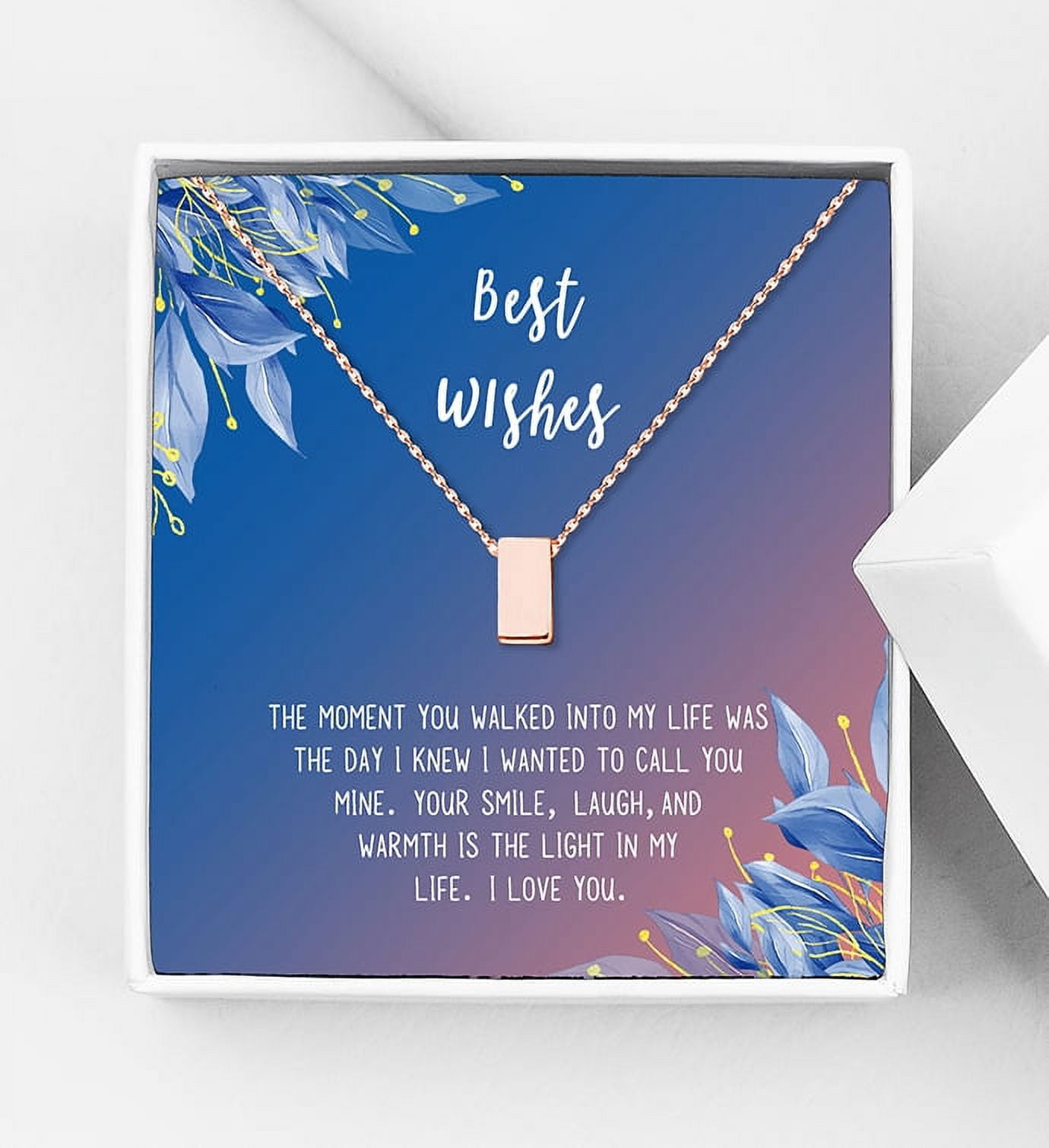 Anavia Best Wishes Gift Card High Quality Stainless Steel Fashion ...
